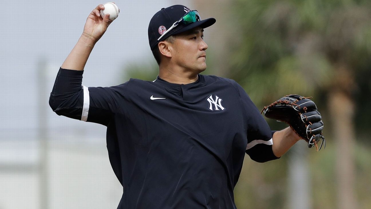 Tanaka lanza tres innings perfectos ante Red Sox en pretemporada - ESPN