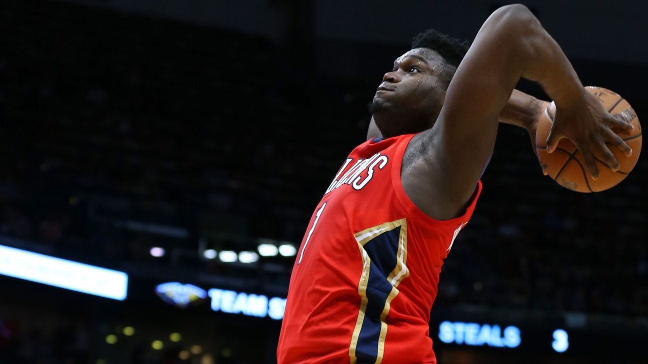 Zion Williamson se sintió de nuevo como niño en la cuarentena - ESPN