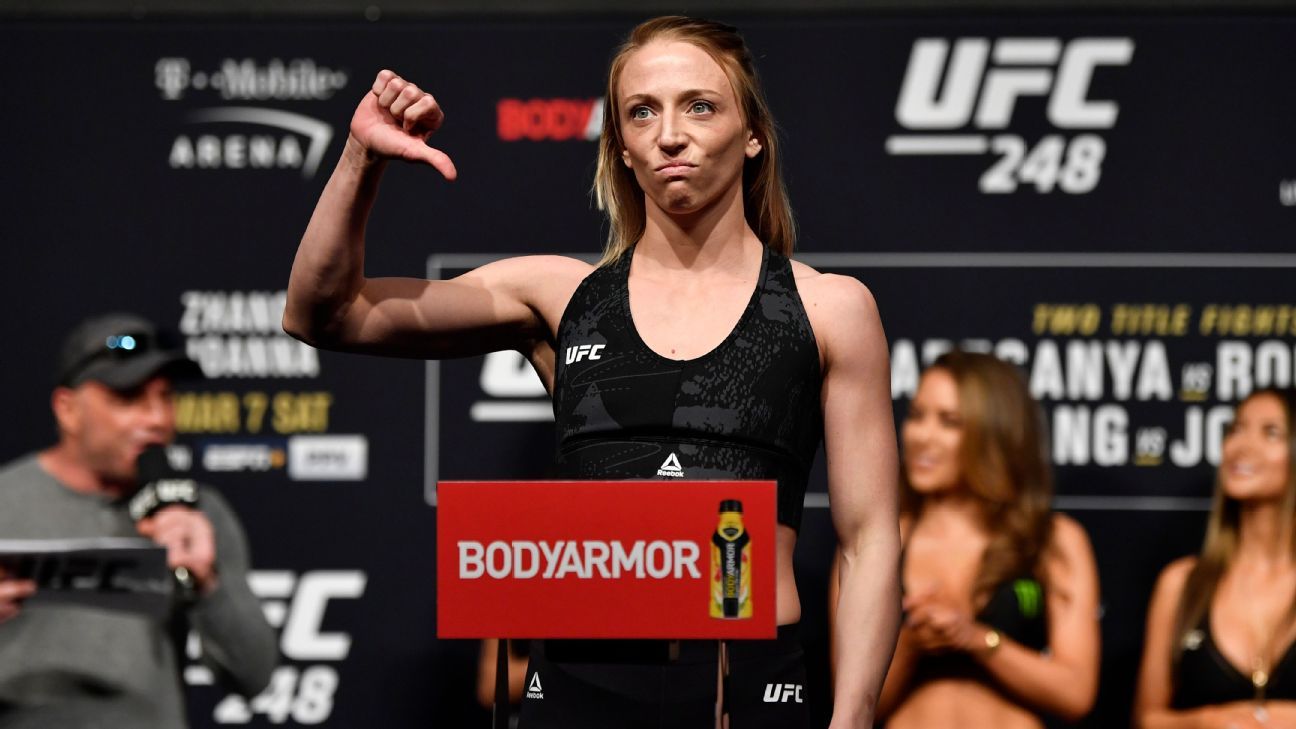 Americana é hospitalizada após pesagem do UFC e Polyana fica sem luta ...