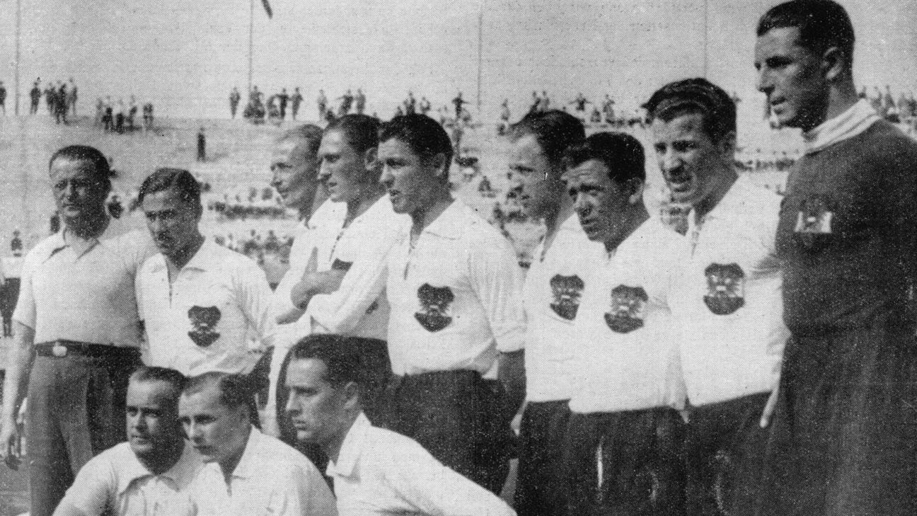 El Wunderteam de Austria deslumbró en el Mundial 1934 - ESPN