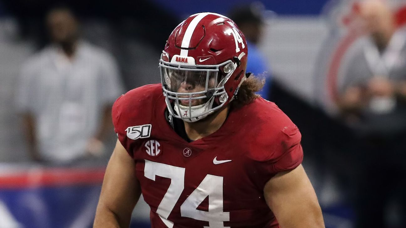 Jedrick Wills Jr. apuntalará la línea ofensiva de los Browns - ESPN