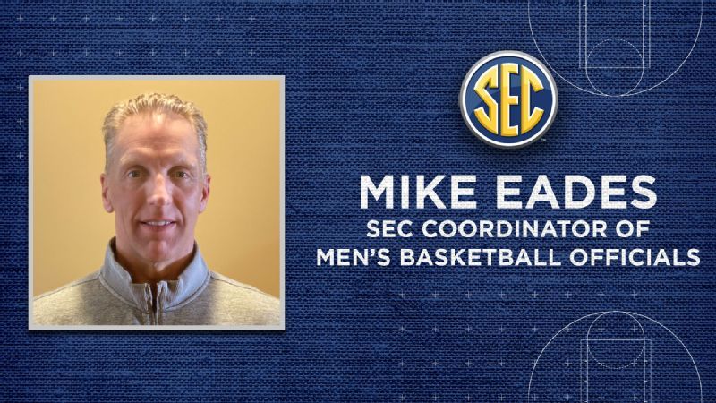 SEC names Eades men's basketball officials coordinator