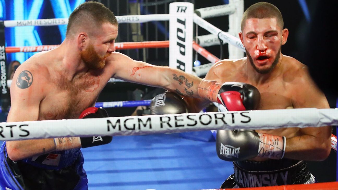 Clay Collard upsets David Kaminsky in Thursday's Top Rank card - ESPN