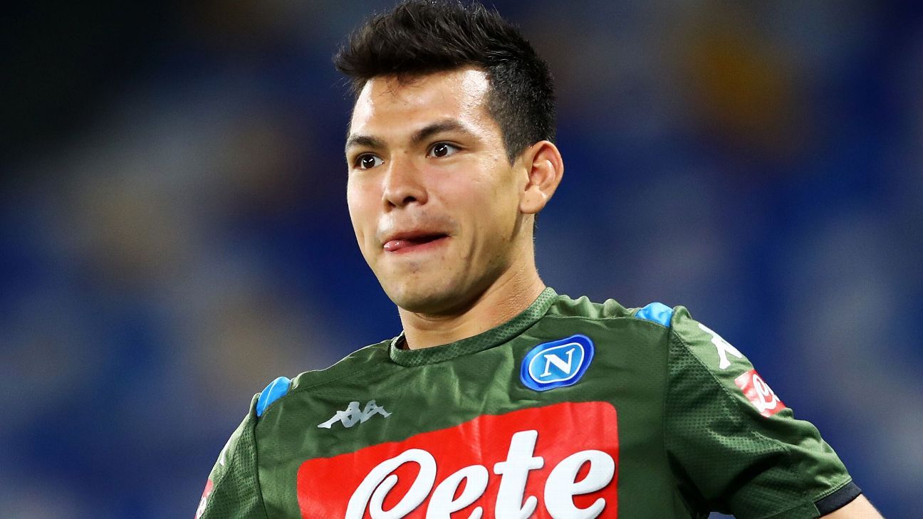 La competencia de Hirving Lozano en el Napoli - ESPN