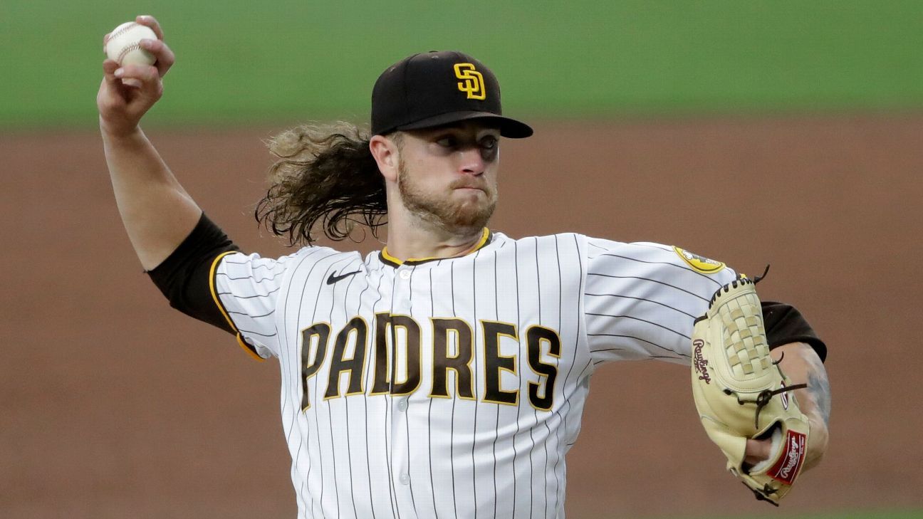 San Diego Padres' Chris Paddack goes on IL with 'medical condition' - ESPN