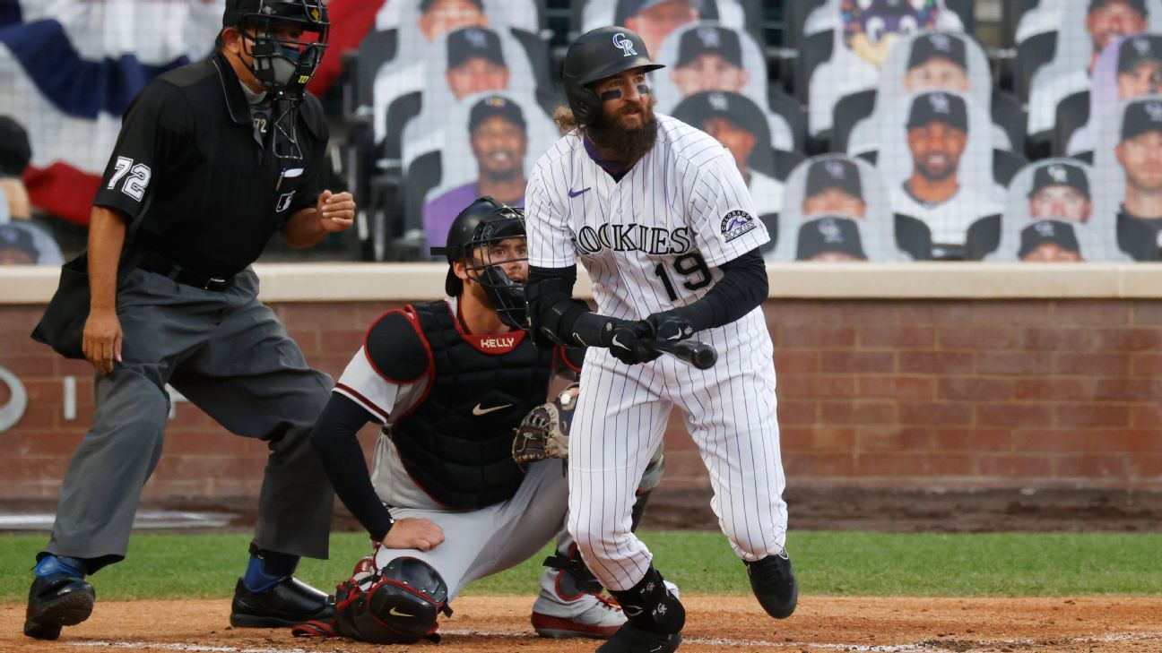 Charlie Blackmon eleva su promedio de bateo a .500 con los Rockies - ESPN