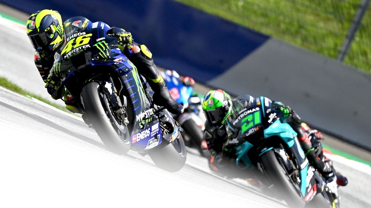 Valentino Rossi urges riders to control aggression after terrifying ...