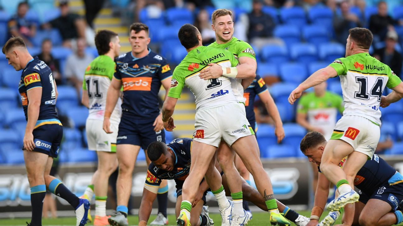 Raiders ease past Gold Coast in NRL - ESPN