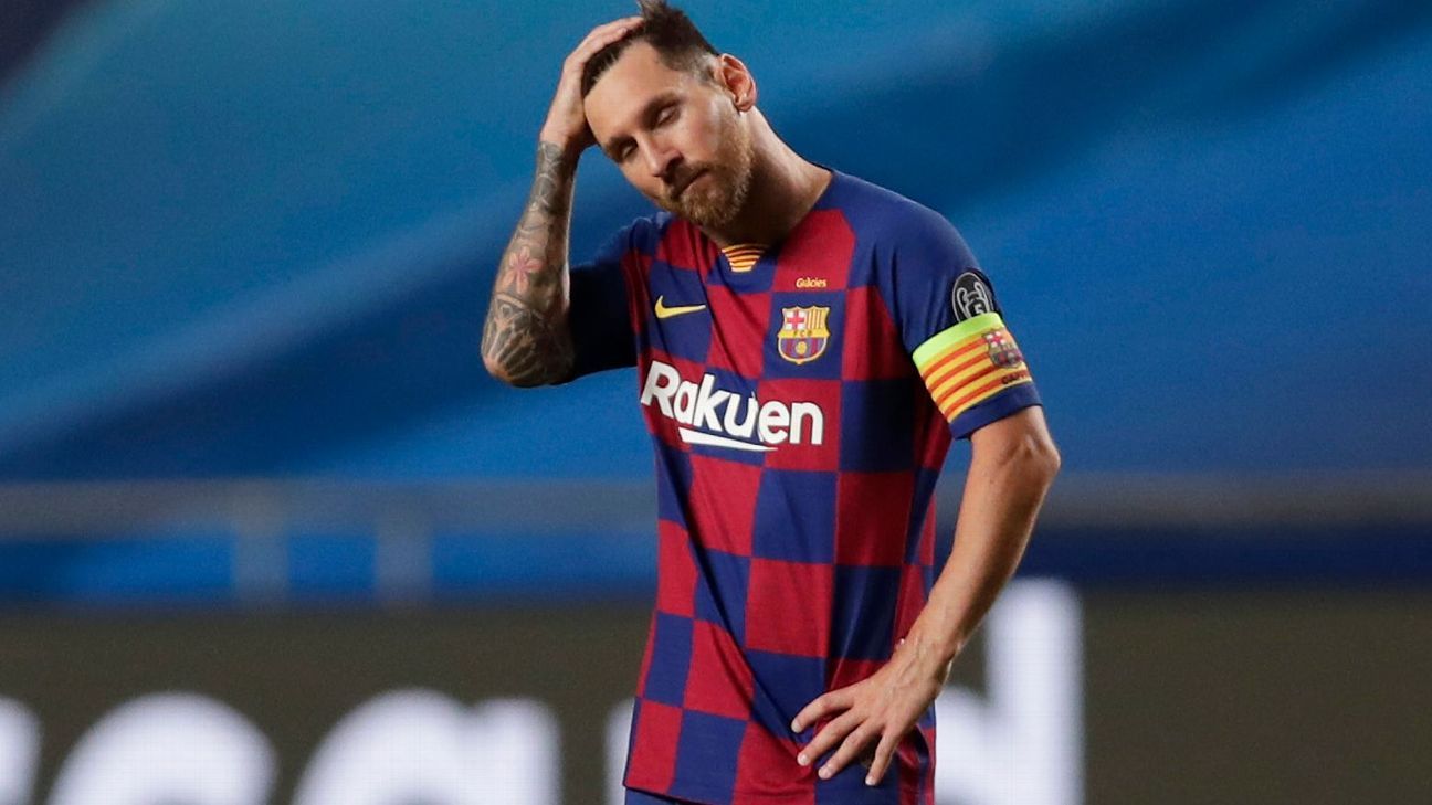 Lionel Messi solo ha ganado tres títulos como capitán del Barcelona - ESPN