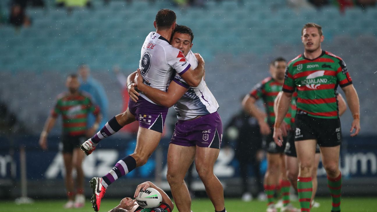 Storm deny Rabbitohs in NRL comeback win - ESPN