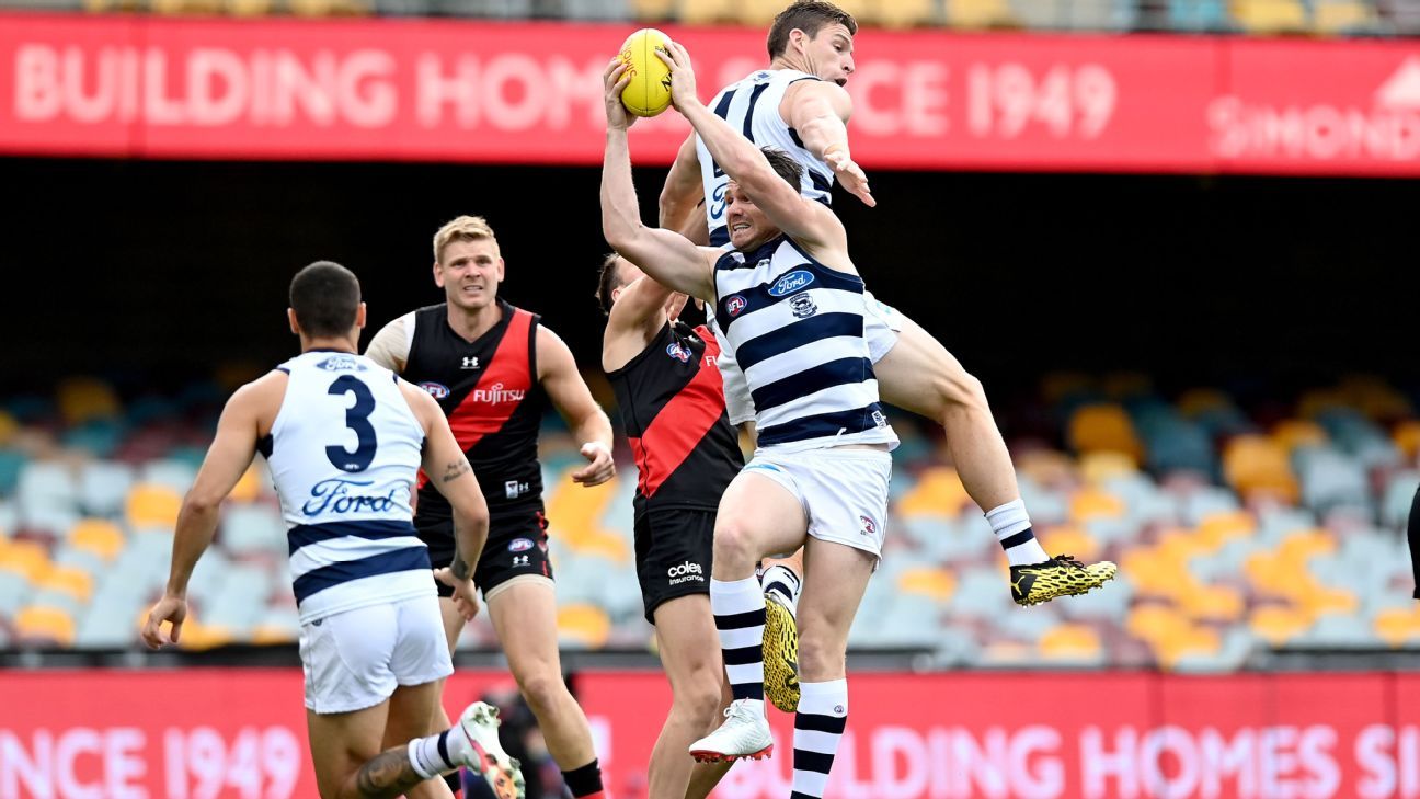 Cats cruise as AFL finals fade for Bombers - ESPN