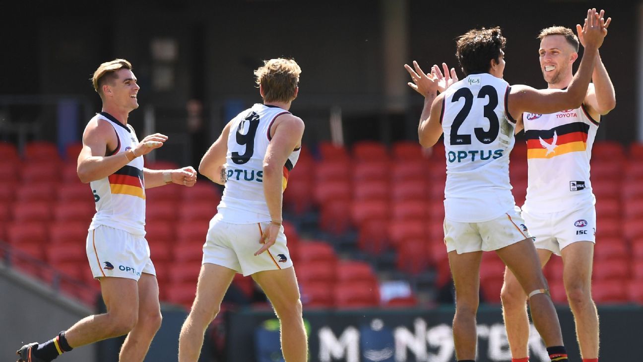 Crows' Gibbs signs off with win over Blues - ESPN