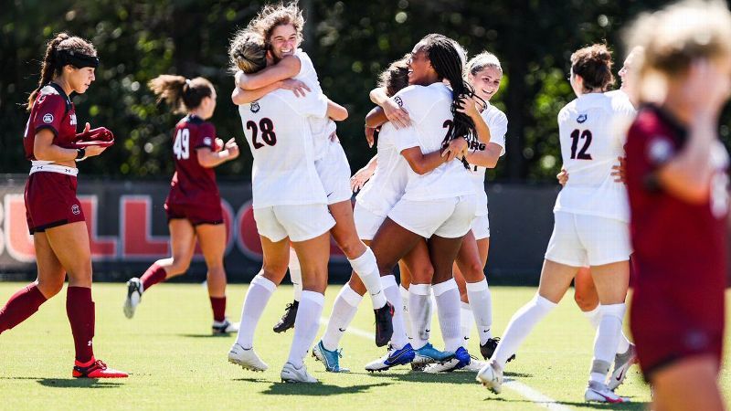 Georgia registers rare soccer win over South Carolina
