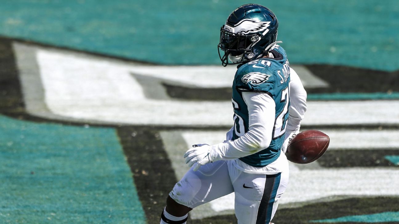 Philadelphia Eagles rule out running back Miles Sanders vs. Dallas ...