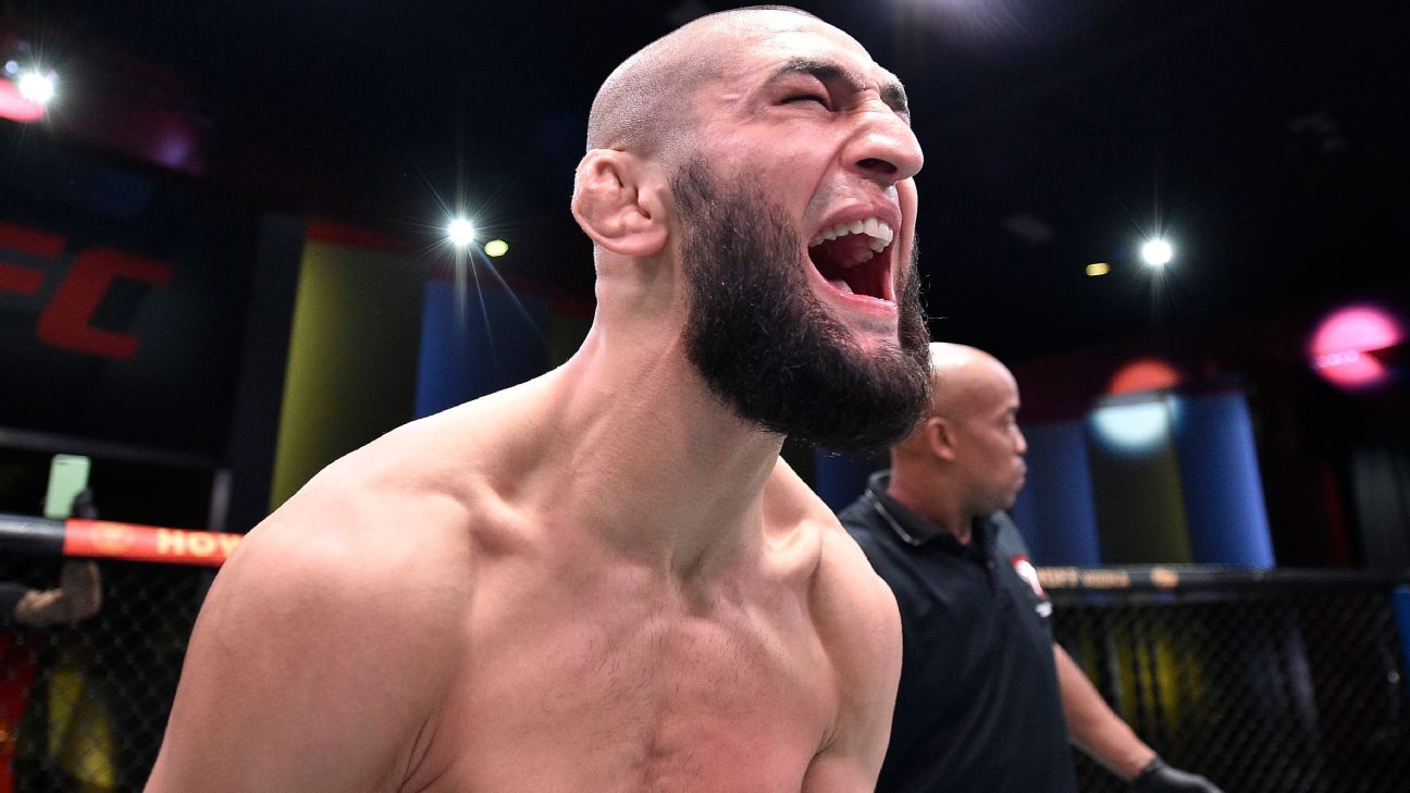 Chimaev vira top-3 do UFC após finalizar Whittaker em luta - ESPN