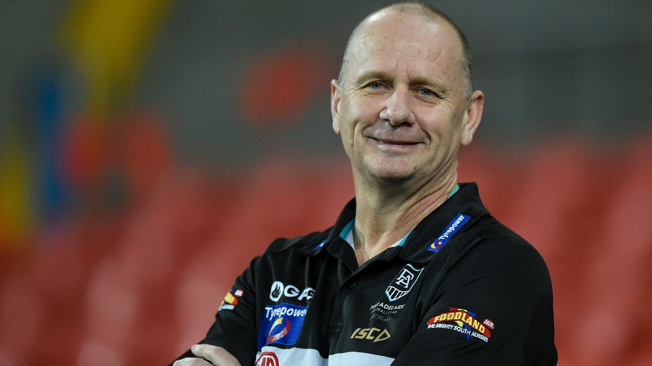 AFL Finals 2020 Port Adelaide Power coach laughs off Tiger warning - ESPN