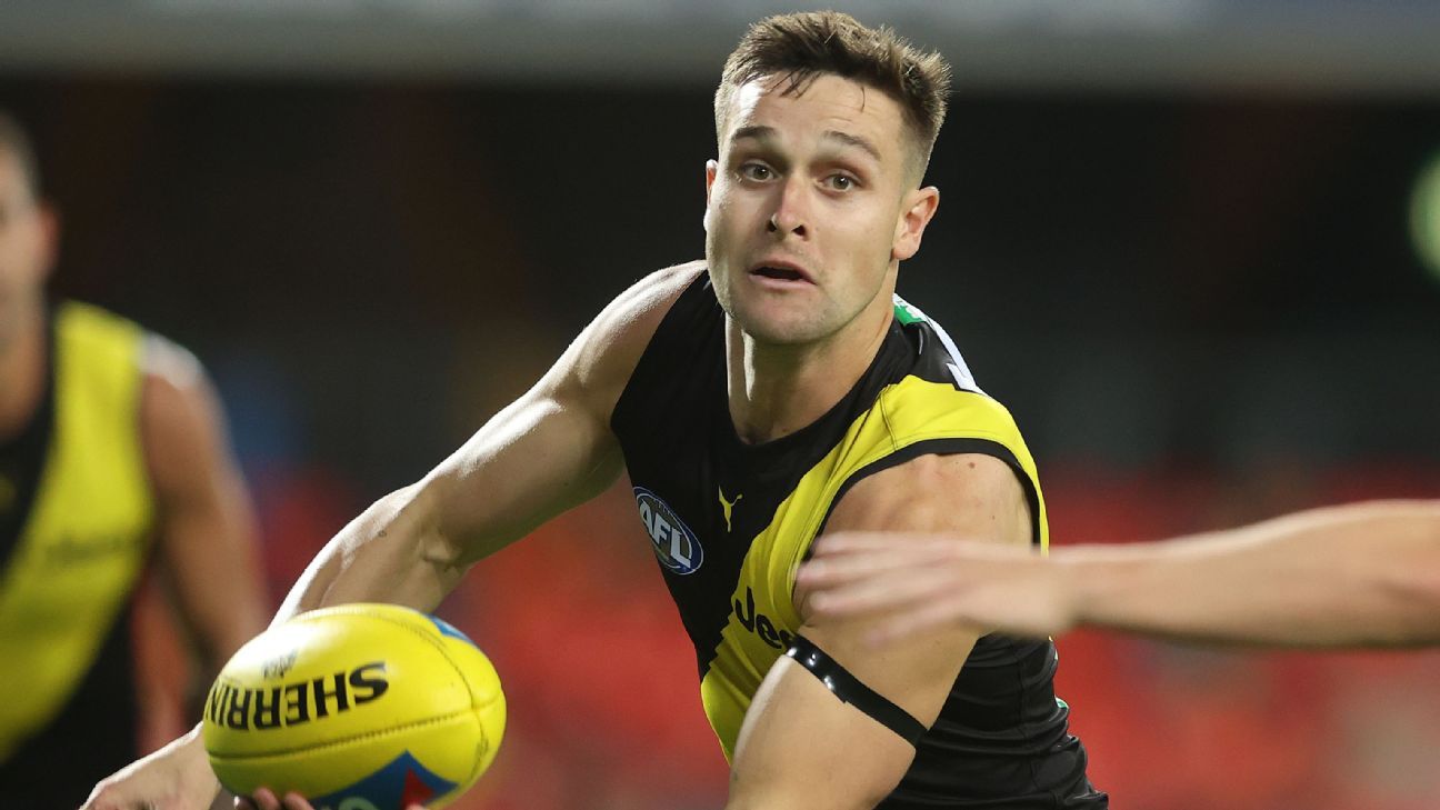 AFL 2020 Jayden Short pips Martin for Richmond Tigers' top award - ESPN