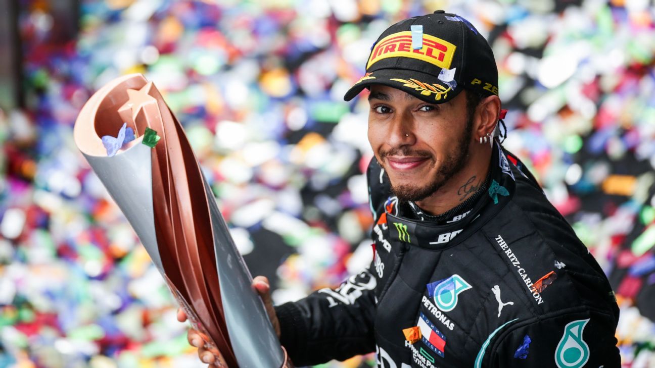 Lewis Hamilton ganó en Turquía, se consagró campeón de la F1 e igualó los 7 títulos de ...