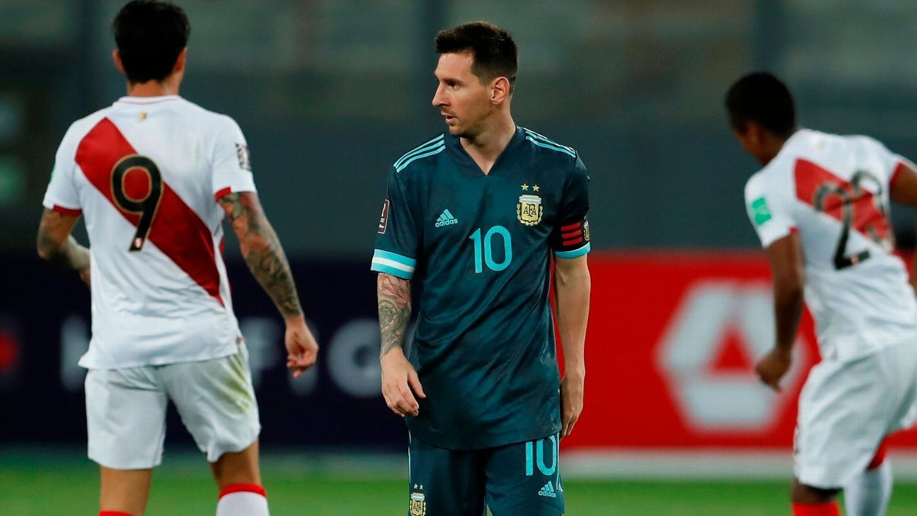 El partido de Lionel Messi en el triunfo de Argentina en Perú - ESPN