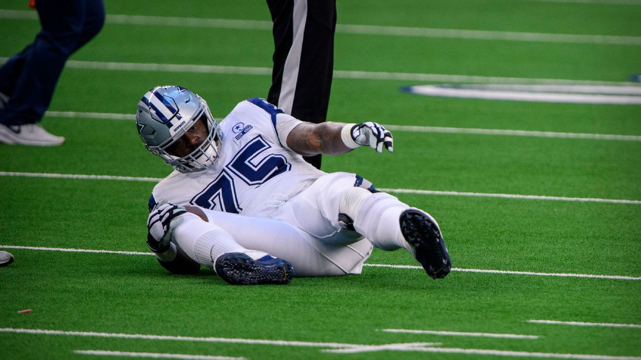 Dallas Cowboys' Cameron Erving on IR again; out for season - ESPN