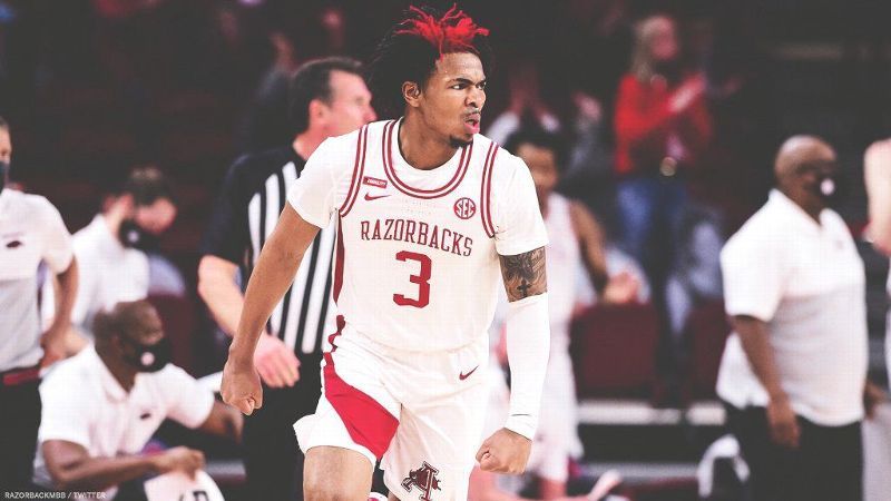 Razorbacks move to 9-0 after 97-85 SEC win over Auburn