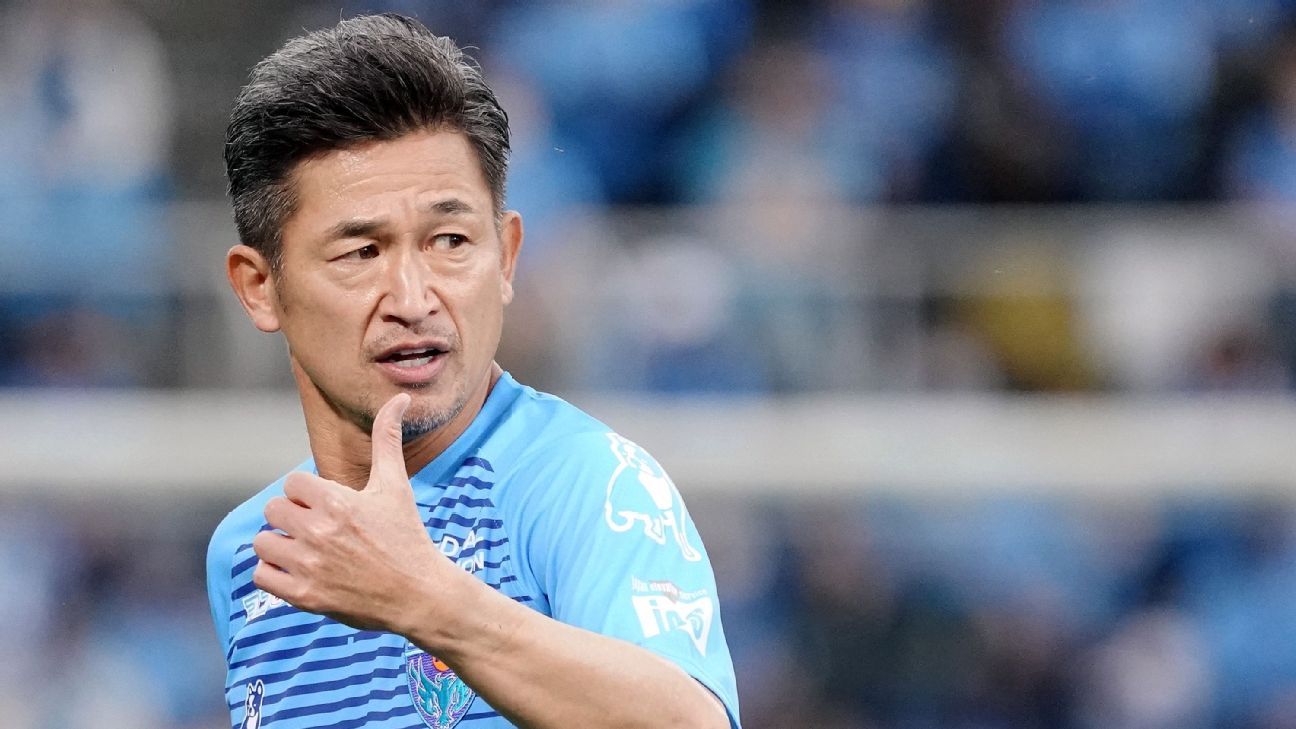 Japan's 'King Kazu' to play on at 54 after signing extension