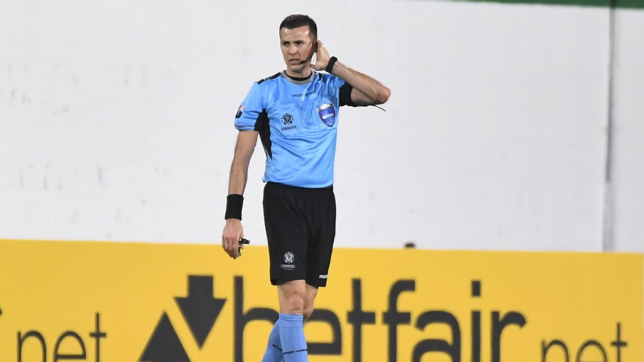 Andrés Matonte arbitrará la final de la CONMEBOL Sudamericana - ESPN