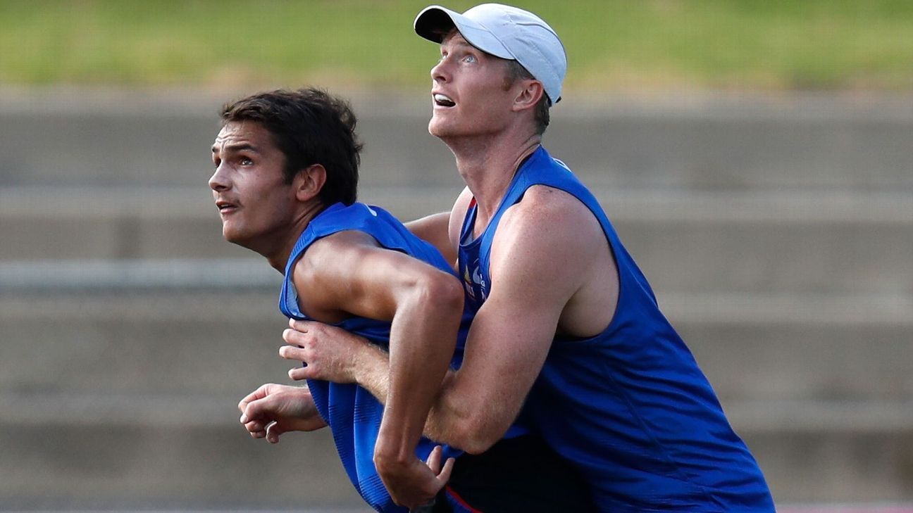 AFL Jamarra Ugle-Hagan's power excites Western Bulldogs teammate Alex ...