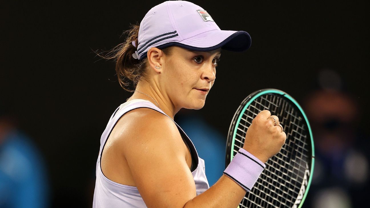 It's now Ash Barty's Australian Open to lose - ESPN