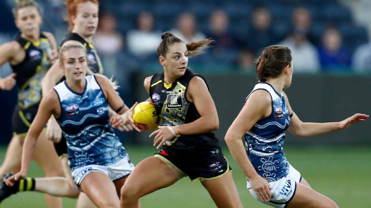 Tigers star Monique Conti set for big AFLW season - ESPN