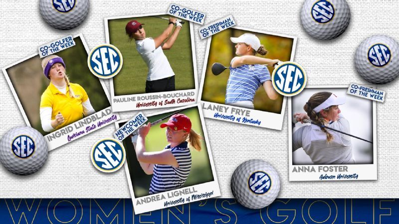 SEC Women's Golfers of the Week
