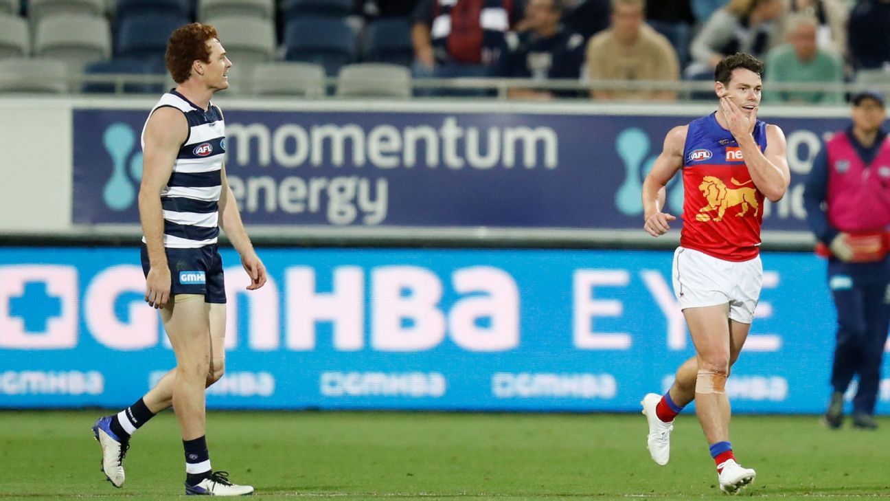 Geelong's Gary Rohan offered two-match AFL ban for Lachie Neale hit - ESPN
