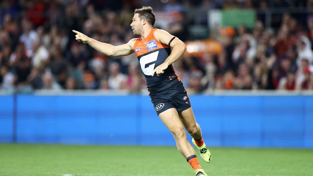 AFL Toby Greene likely to captain injury-hit GWS Giants - ESPN