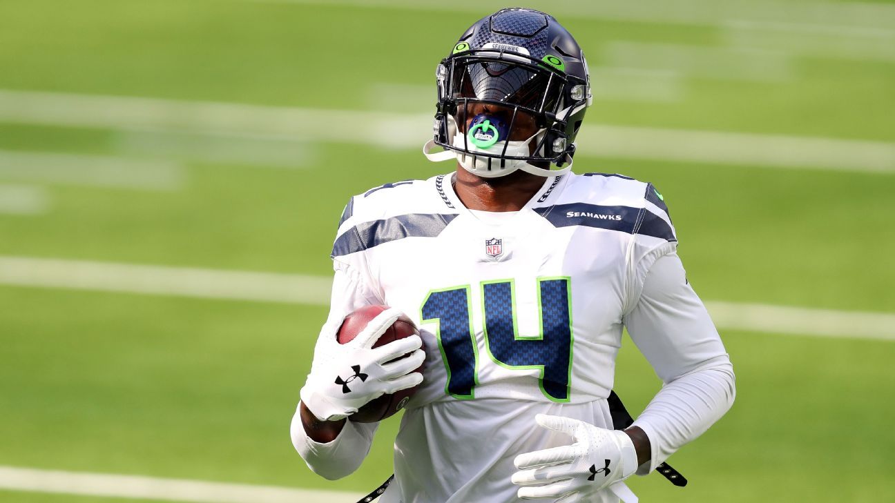 El receptor abierto DK Metcalf competirá en los 100 metros planos - ESPN