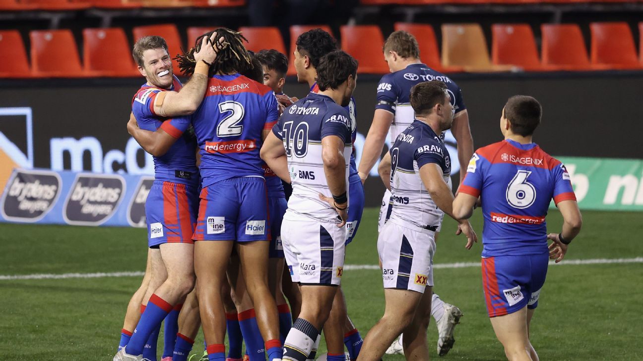 Knights' Ponga stars in NRL Cowboys rout - ESPN
