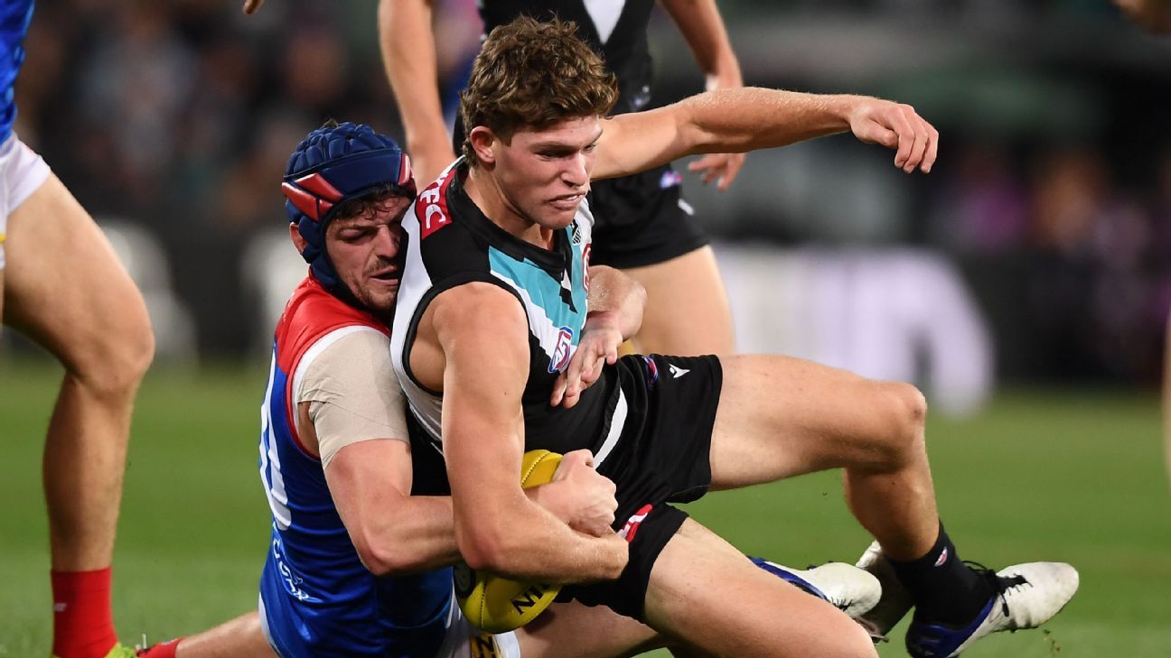 AFL Port Adelaide's Mitch Georgiades prepared for Power lead role - ESPN