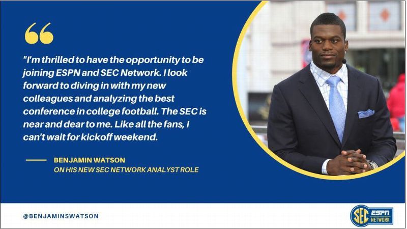SEC Network adds Benjamin Watson to studio lineup