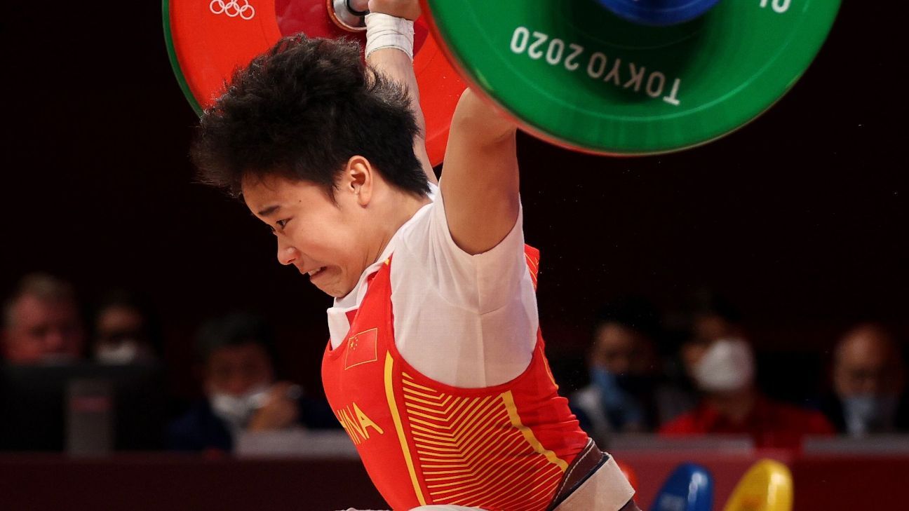 Hou Zhihui wins in weightlifting for China's second gold at Tokyo ...