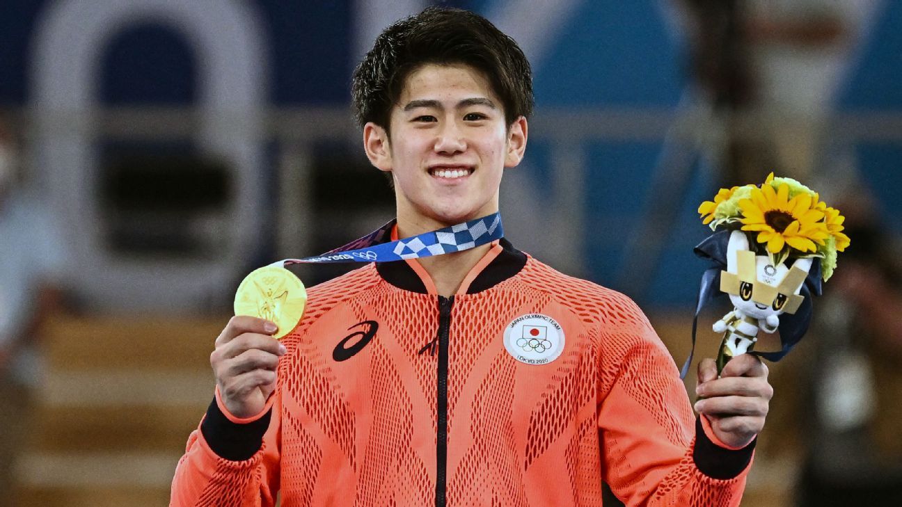 Japan's Daiki Hashimoto takes gold in men's all-around at Olympic Games ...