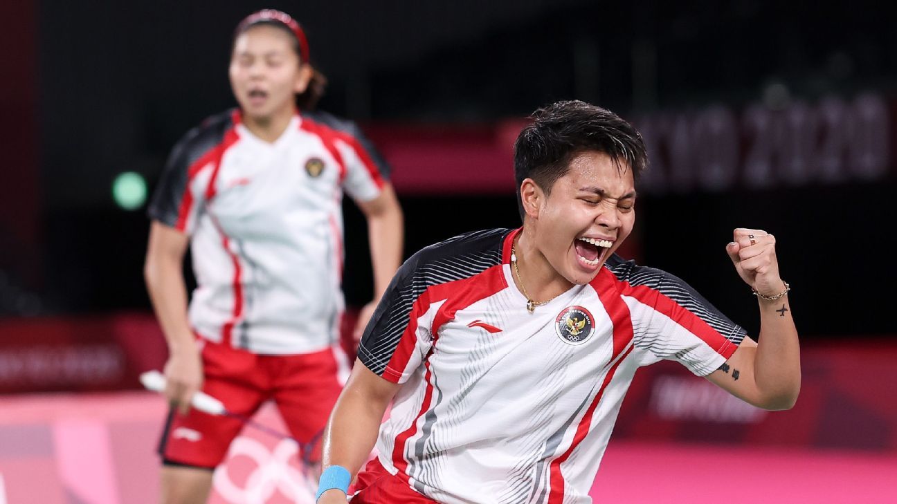 Indonesia showers gold medal winners with gifts after badminton duo ...