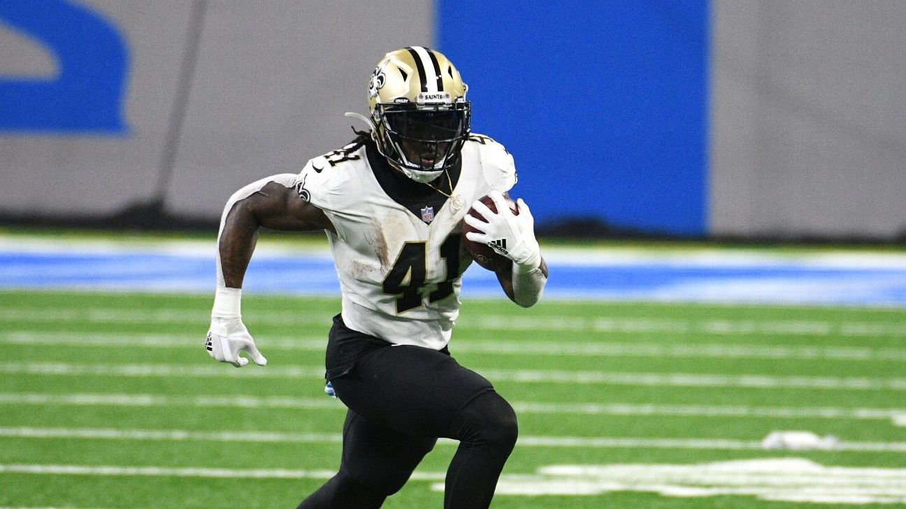 Fantasy football - Alvin Kamara among players who will score fewer TDs ...