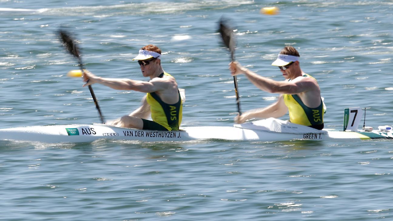 Aussie kayak duo's stunning sprint gold - ESPN