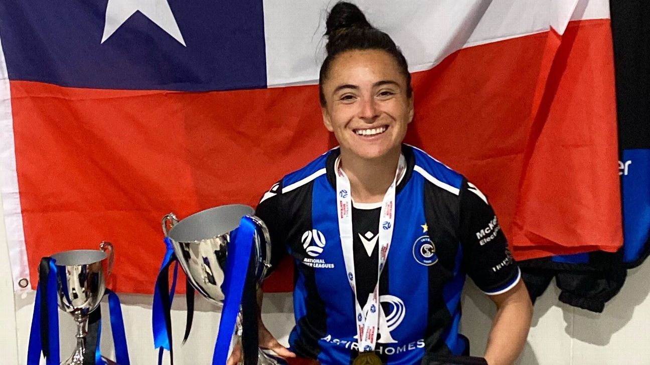 María José Rojas anotó un doblete en Australia y ganó el tercer título ...