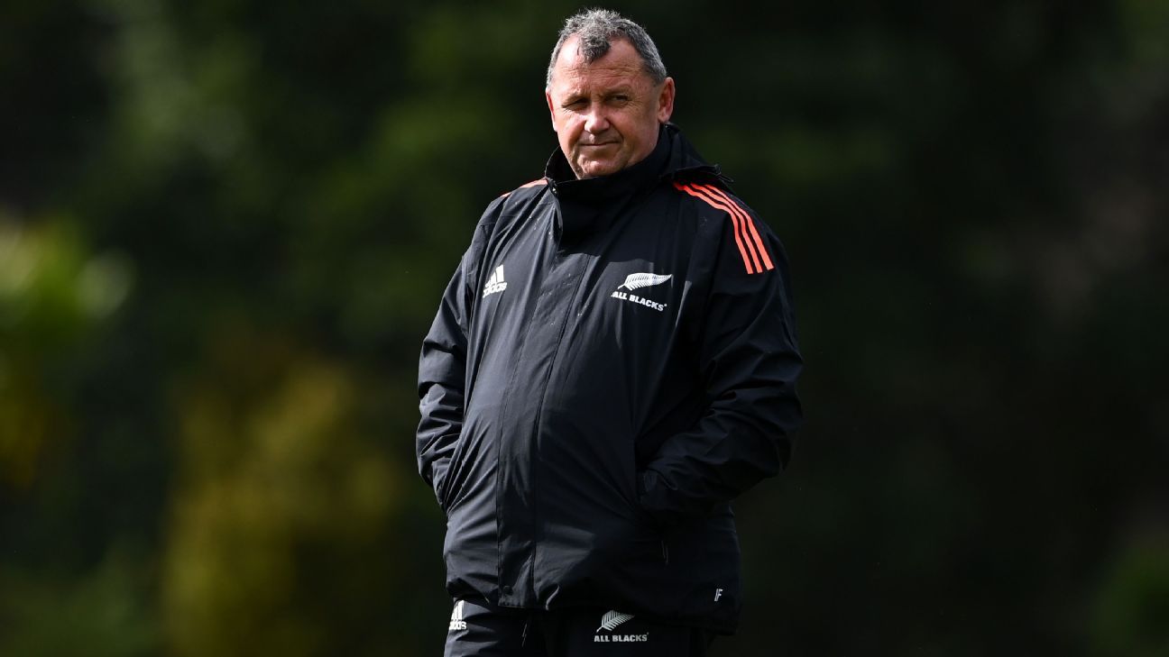 Ian Foster to coach All Blacks through 2023 Rugby World Cup - ESPN
