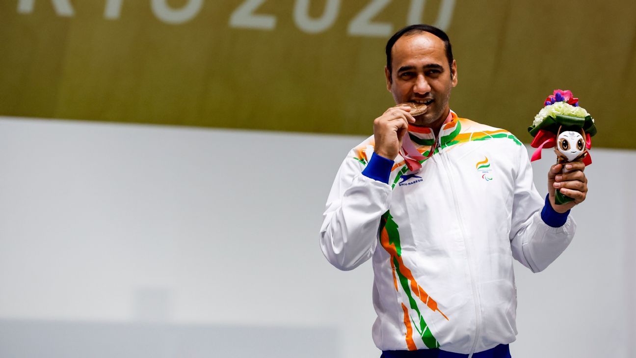 Tokyo Paralympics: Singhraj wins 10m air pistol SH1 bronze, Manish ...