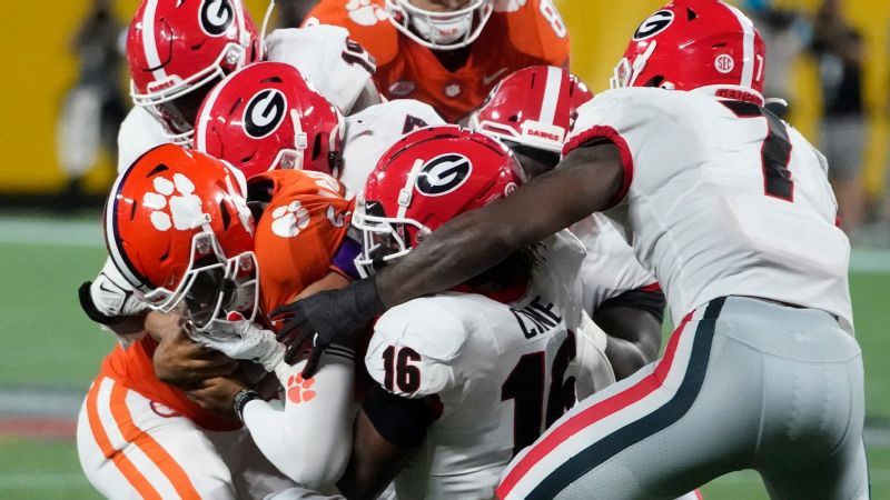 No. 5 UGA uses dominant defense to down No. 3 Clemson