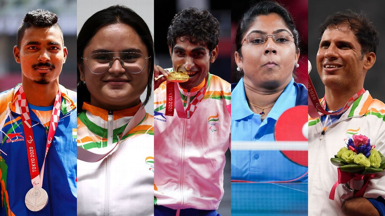 India's Tokyo 2020 Paralympics heroes: 19 medals, 17 superstars, 1 ...