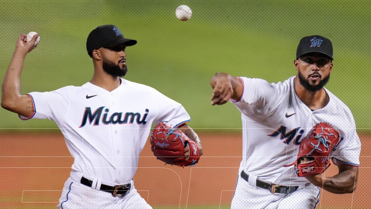 Sandy Alcántara cerca de firmar extensión con los Miami Marlins - ESPN