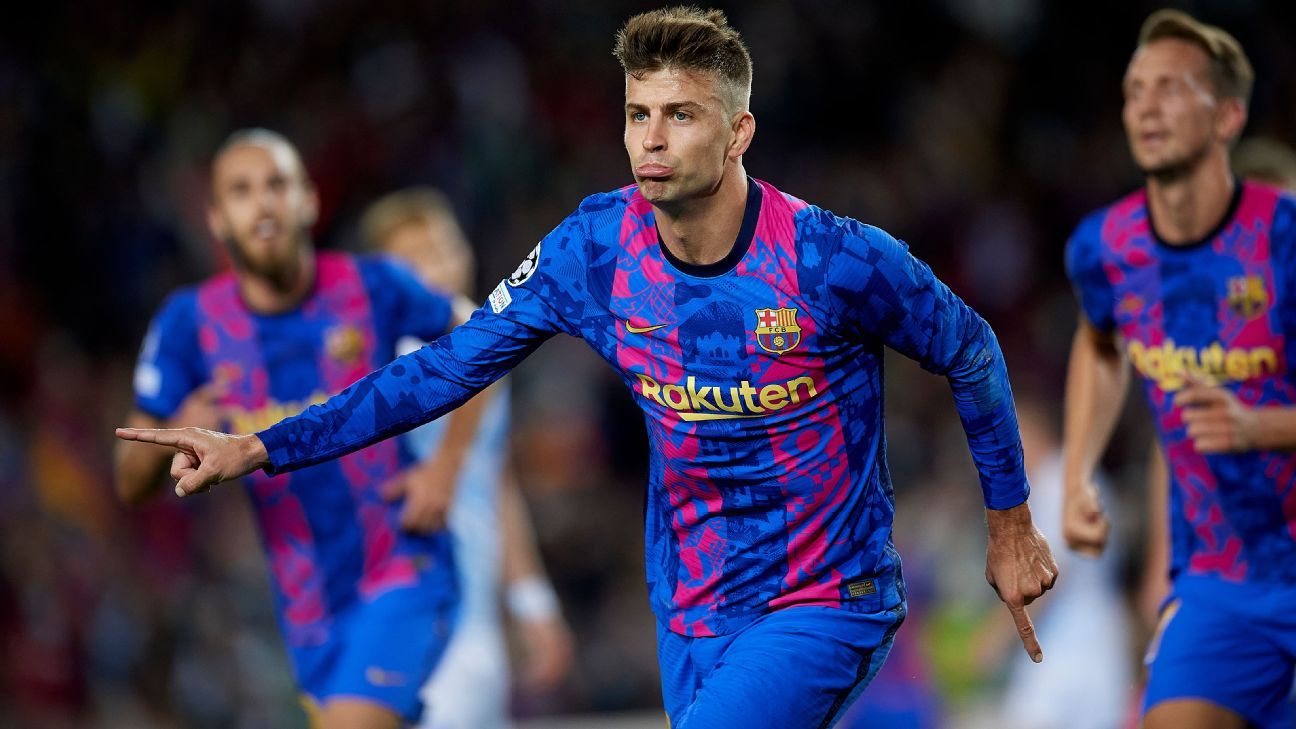 Gerard Pique 7/10, Memphis Depay 5/10 as Barcelona edge Dynamo Kiev - ESPN