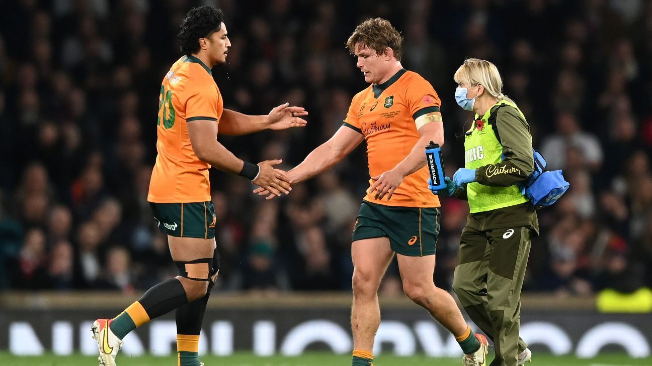 Hooper se lesionó y es baja en Australia para jugar ante Gales - ESPN